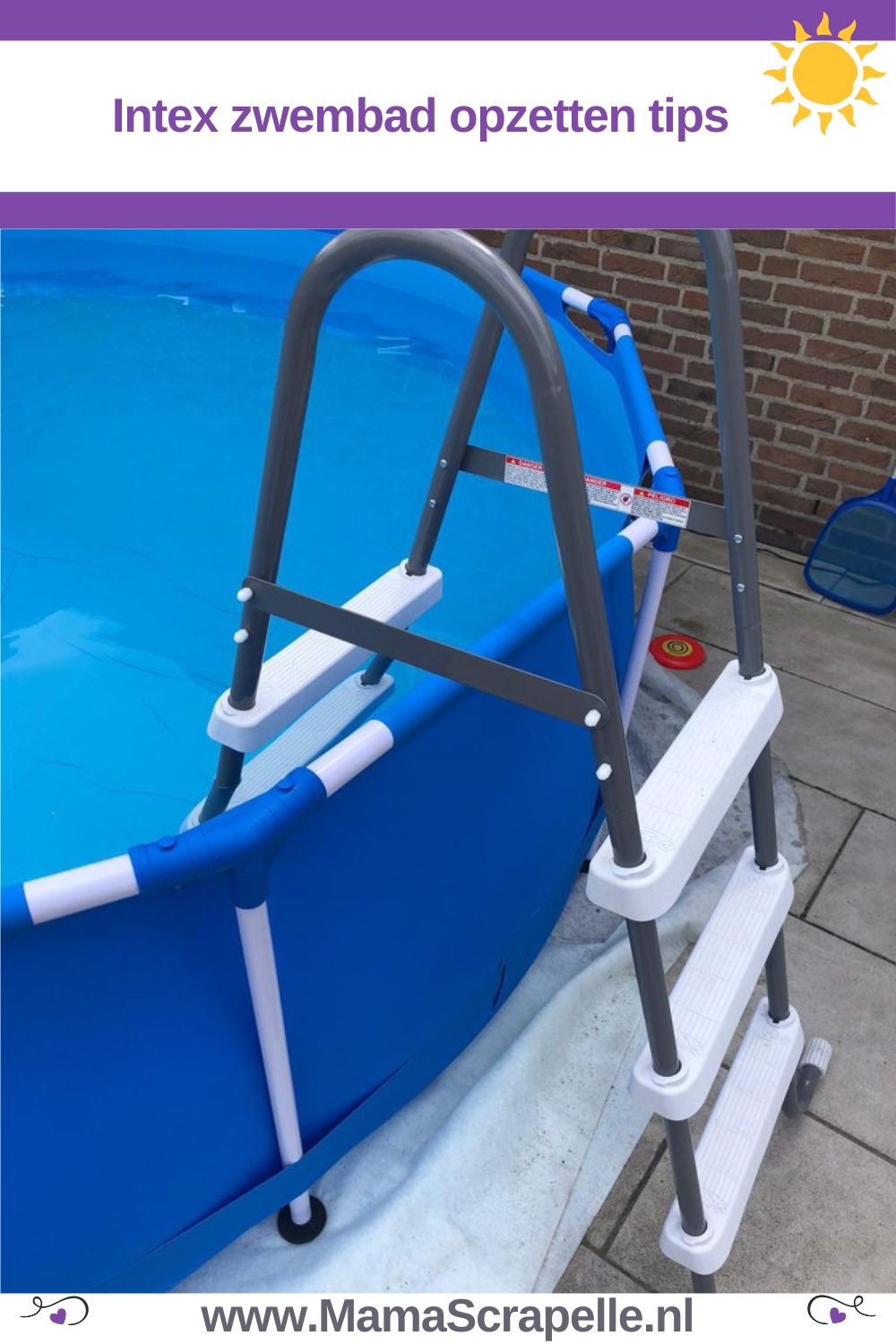 Tips opzetten groot zwembad van Bestway of Intex - zwemmen