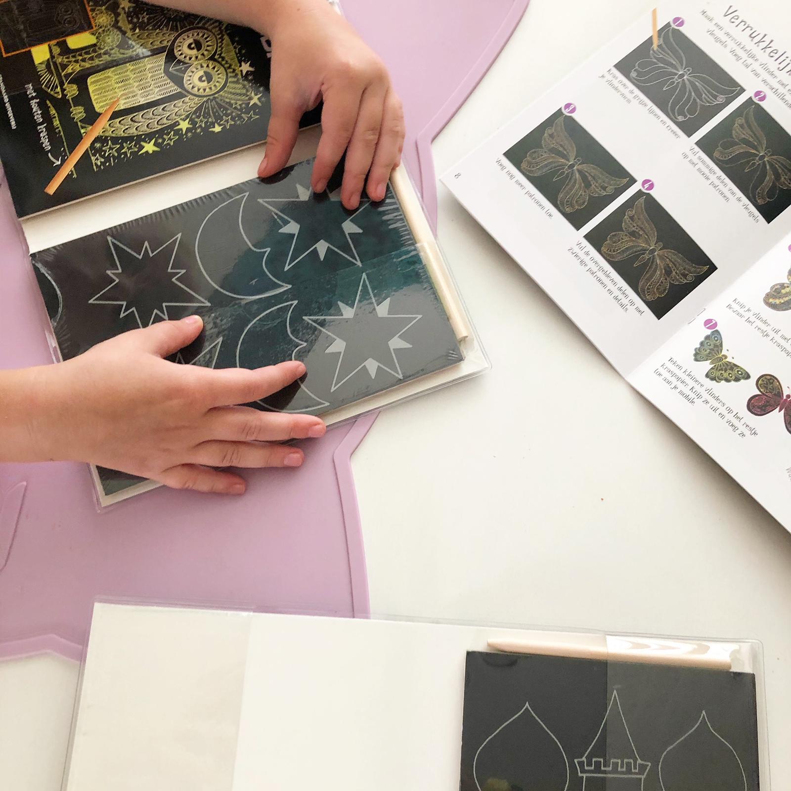 Magische kraskaarten met verschillende thema's - Mamascrapelle