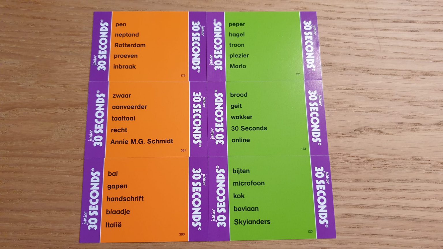 30 seconds junior - een razend snel spel voor meer mensen - MamaScrapelle