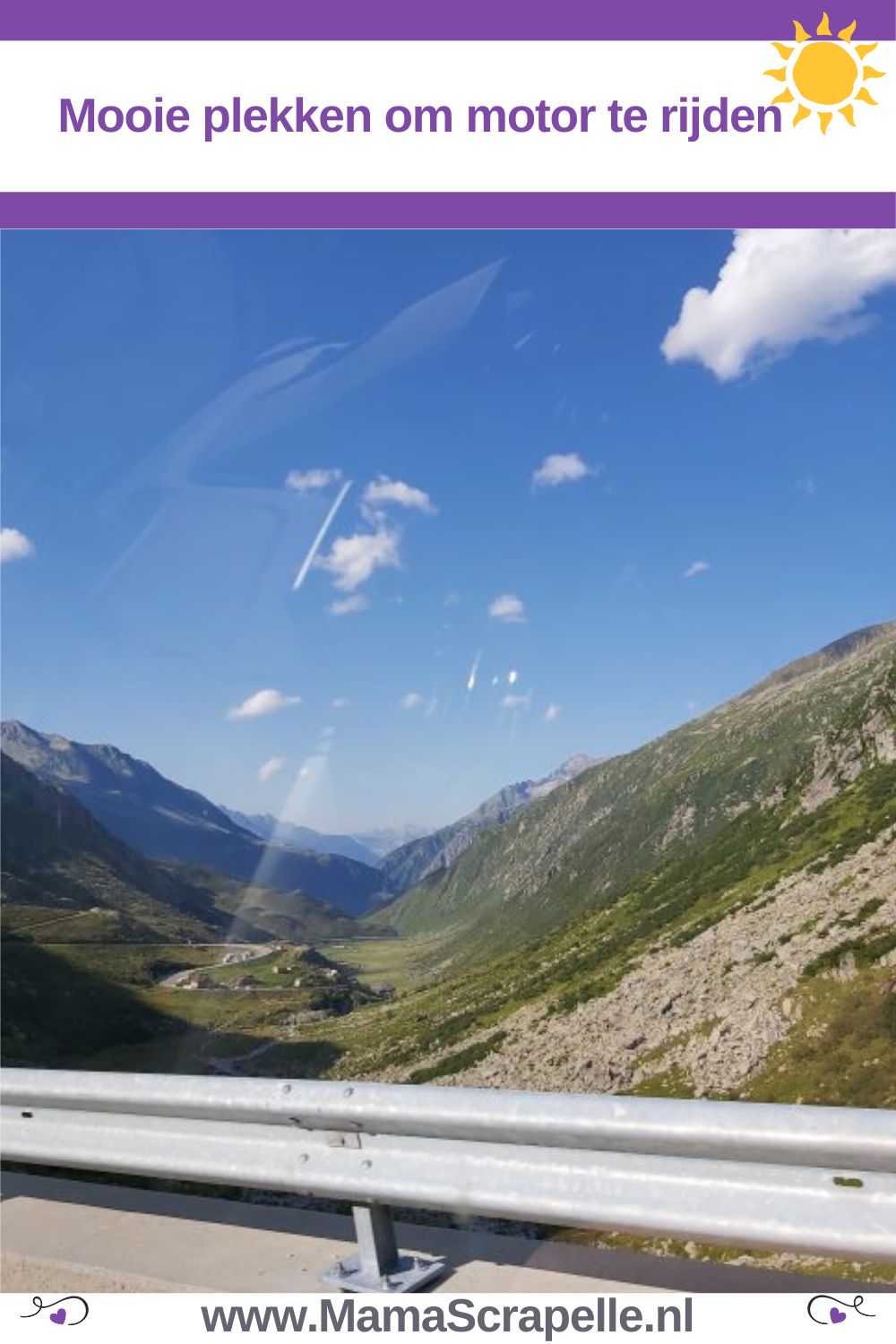Mooie plekken om motor te rijden een dagje motor rijden