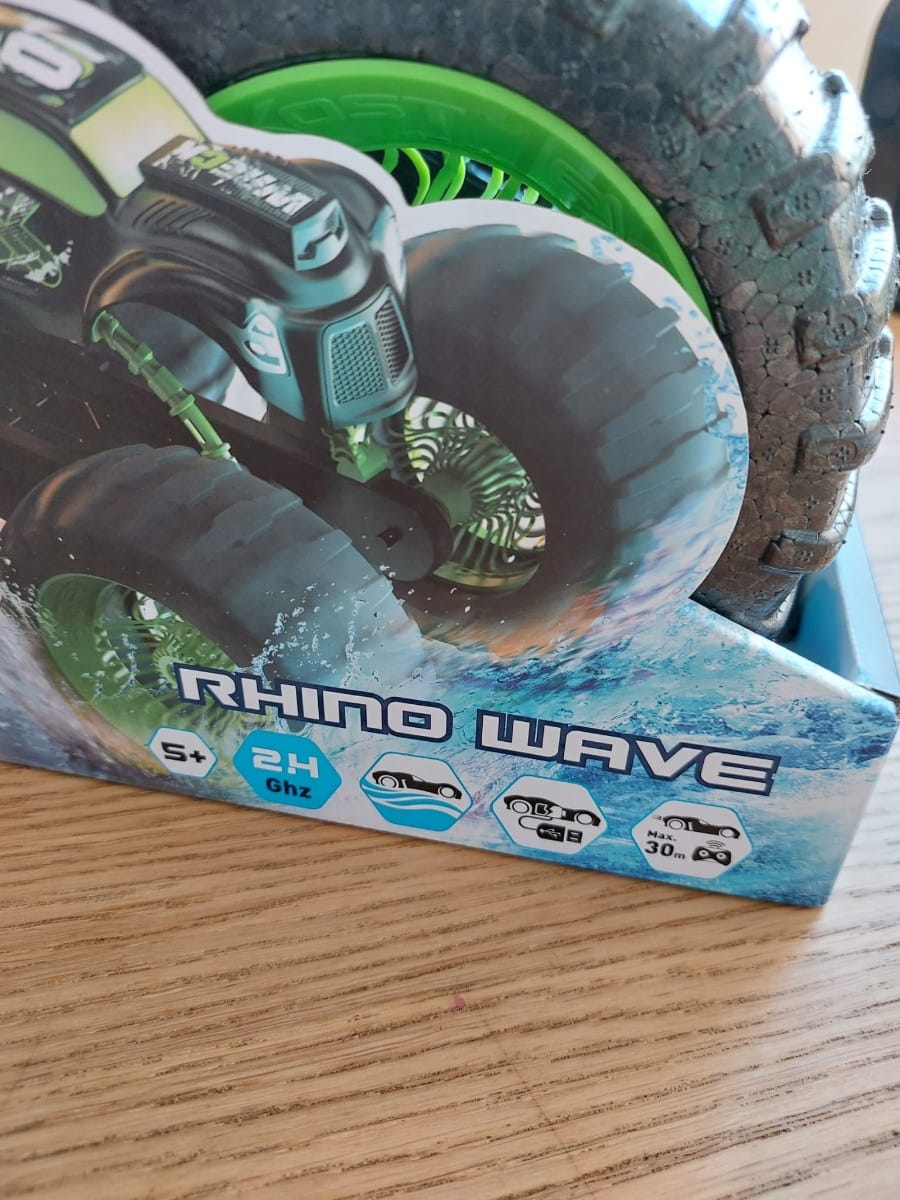 Amfibievoertuig voor kinderen | RC Rhino Wave Monstertruck
