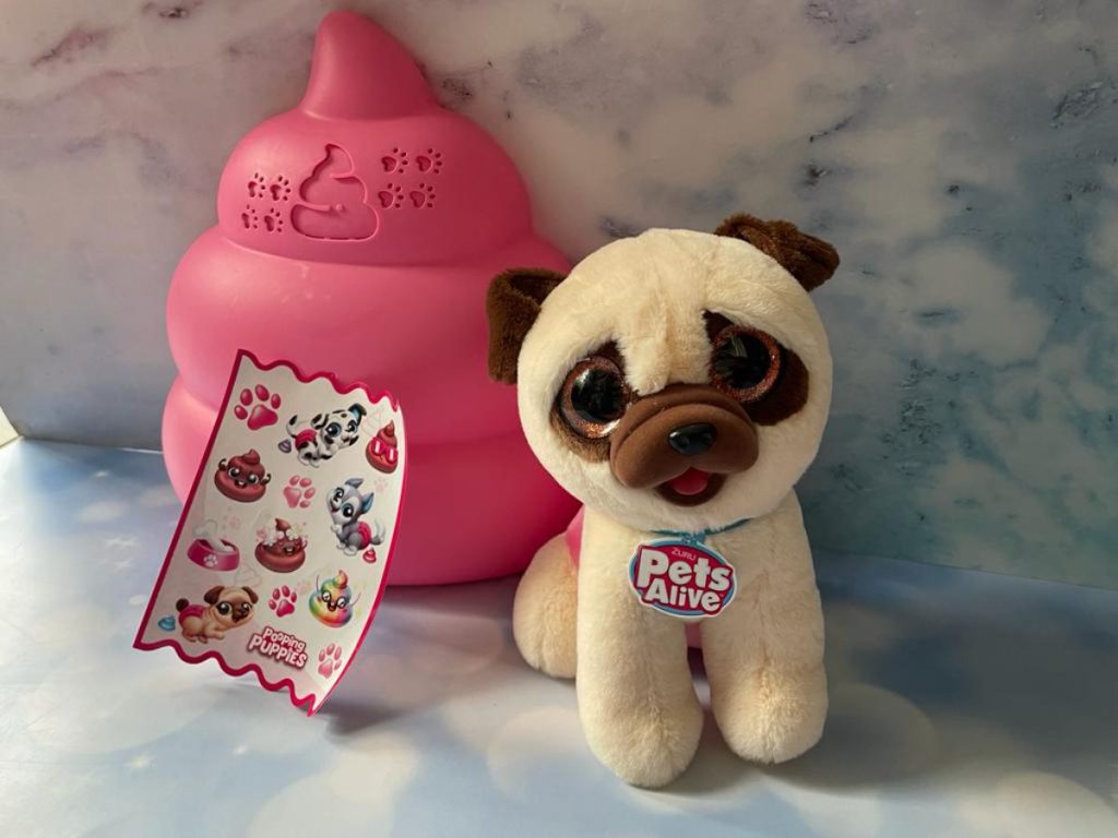 Pooping Puppies - een poepend knuffelhondje - MamaScrapelle