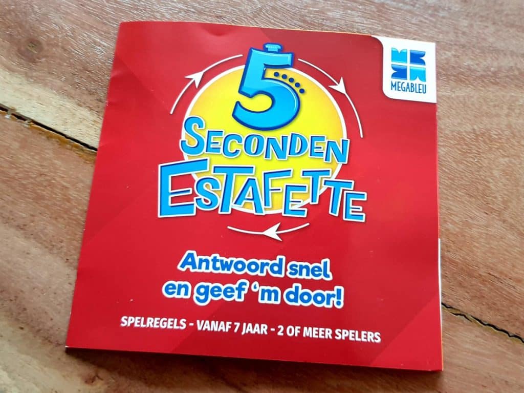 5 Seconden Estafette, een razendsnel vragenspel