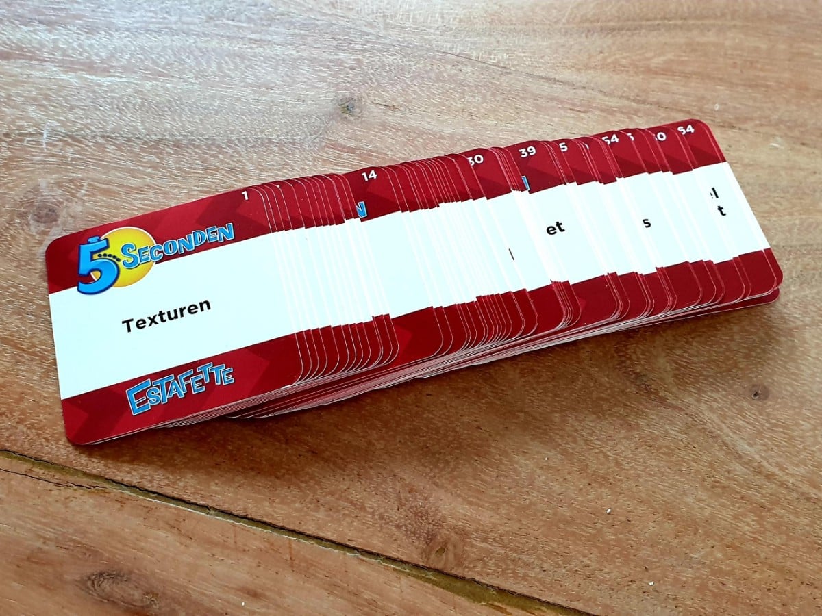 5 Seconden Estafette, een razendsnel vragenspel