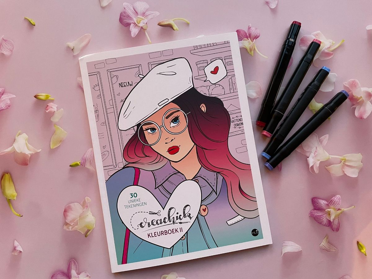 CreaChick kleurboek 2 - heerlijk ontspannen bezig zijn - MamaScrapelle