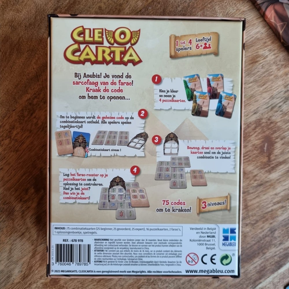 Cleocarta - een spel vol codes om te kraken