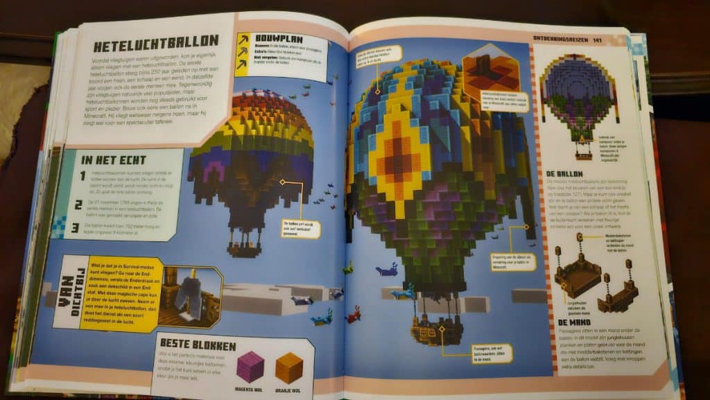 Groot Minecraft ideeën boek - een boek bomvol inspiratie - MamaScrapelle