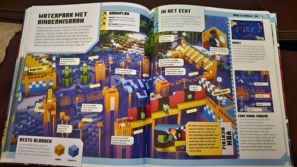 Groot Minecraft ideeën boek - een boek bomvol inspiratie - MamaScrapelle