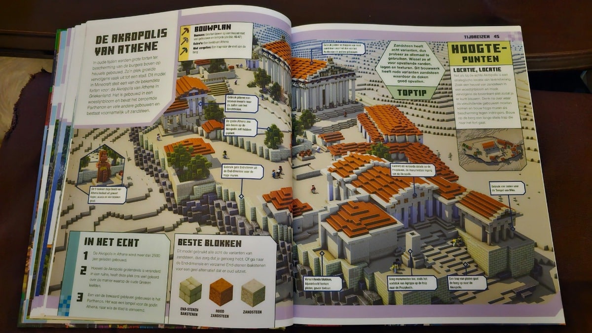 Groot Minecraft ideeën boek - een boek bomvol inspiratie - MamaScrapelle
