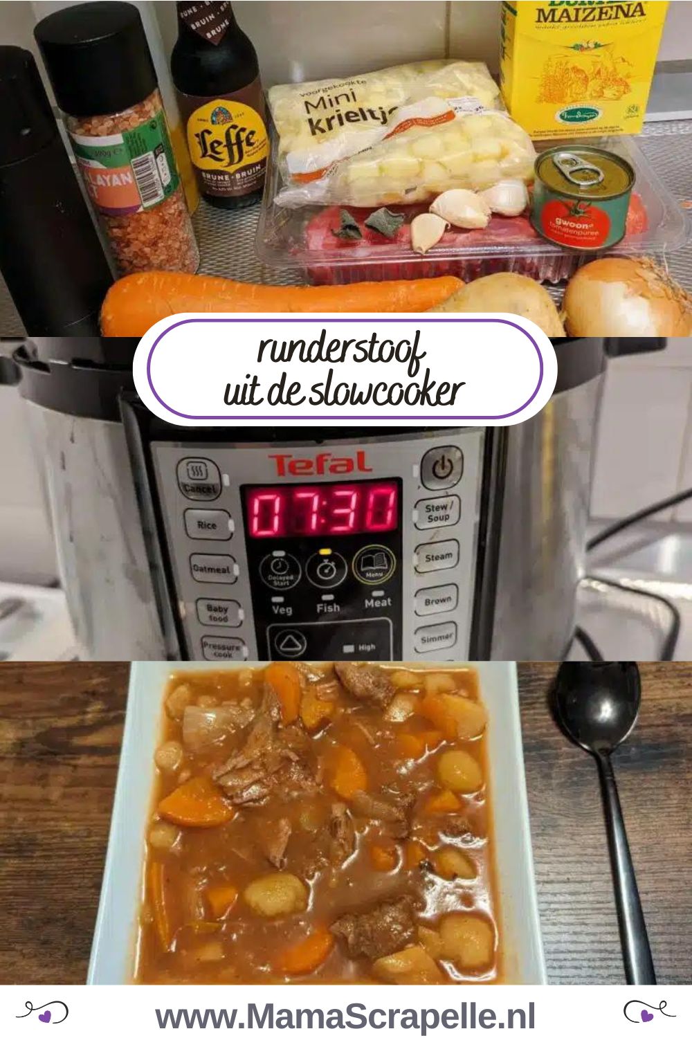 Runderstoof uit de slowcooker | Een stevig winters gerecht - MamaScrapelle