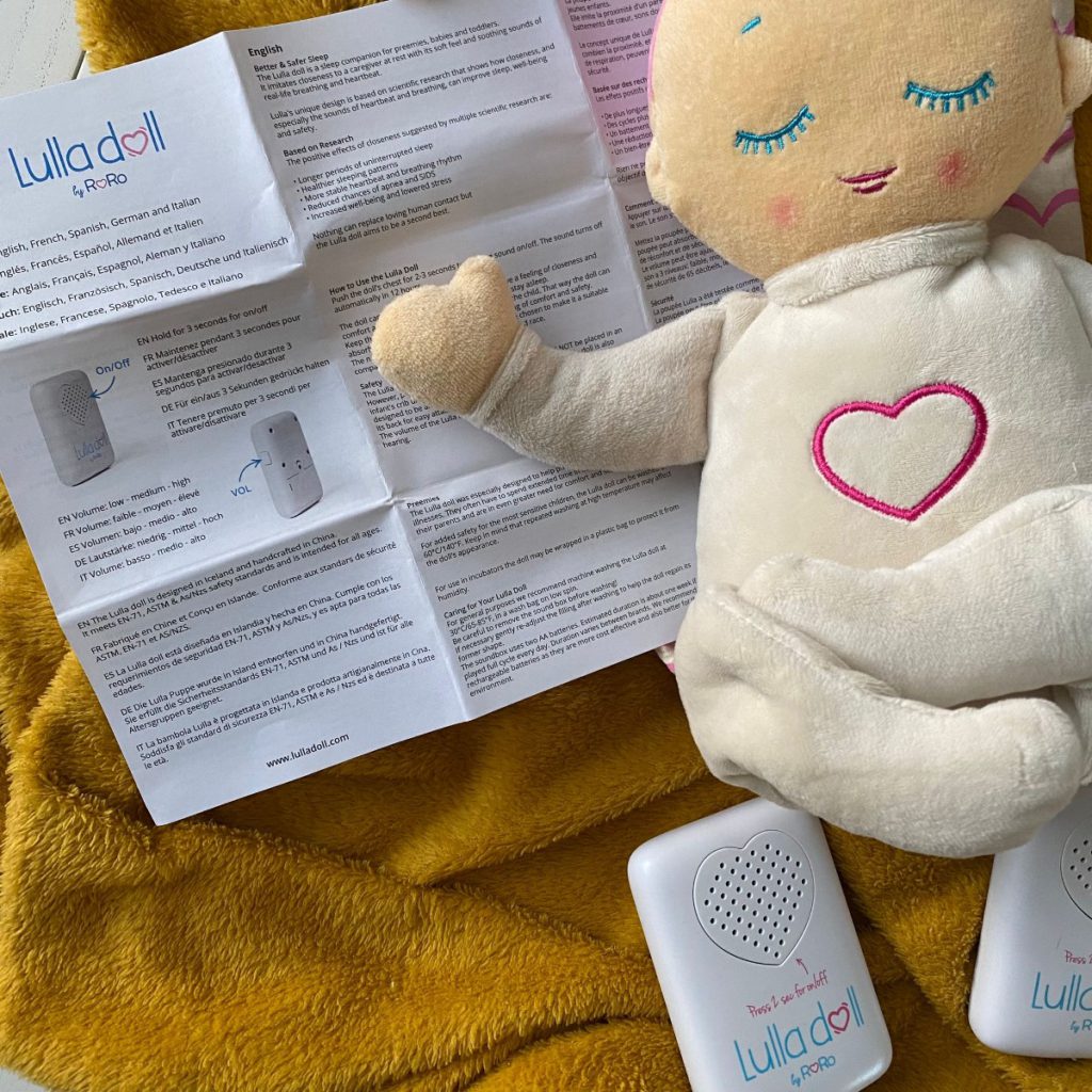 Lulla doll slaapknuffel | Review bij @ MamaScrapelle