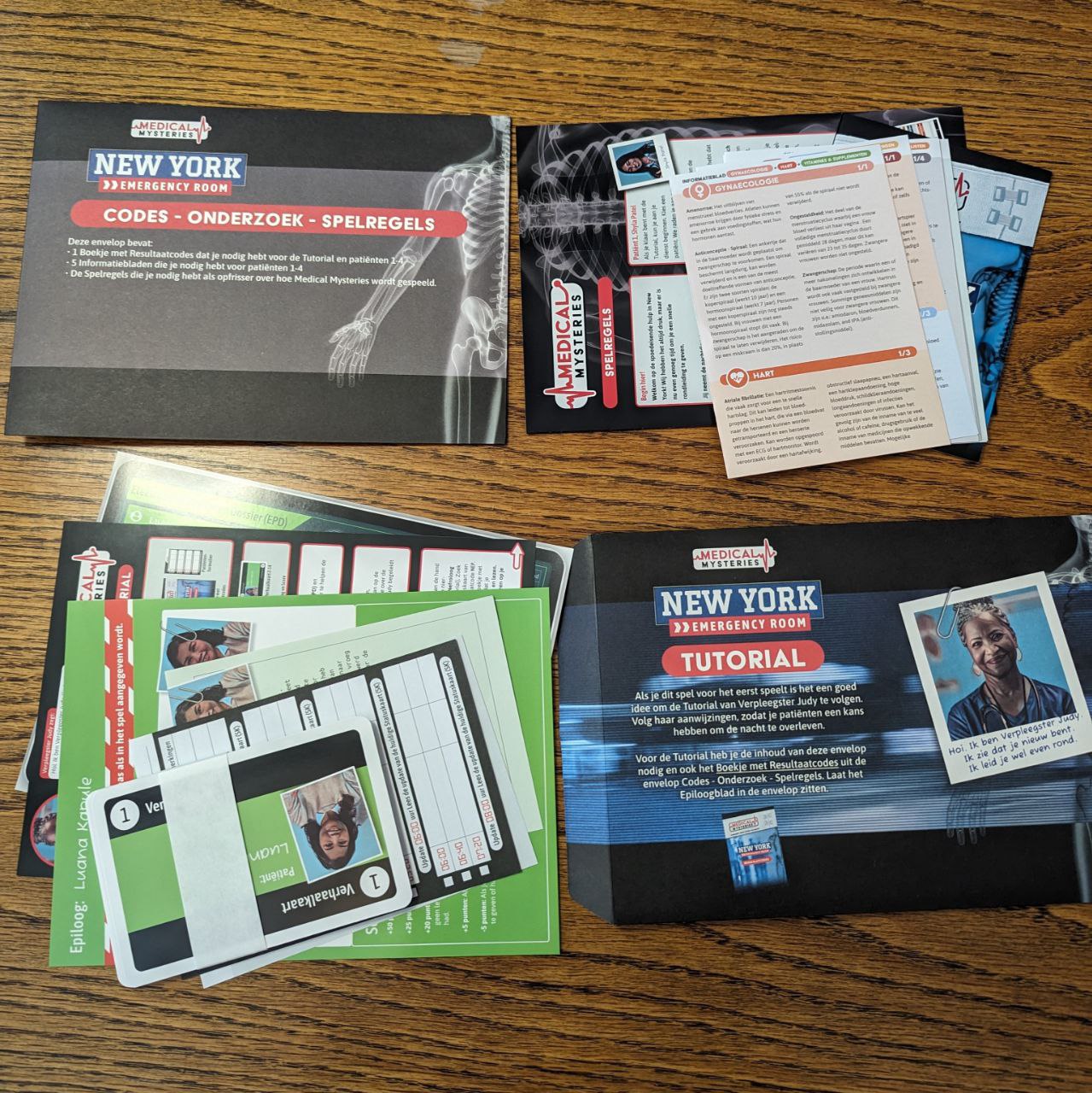 Medical mysteries NY emergency room - medisch escape spel