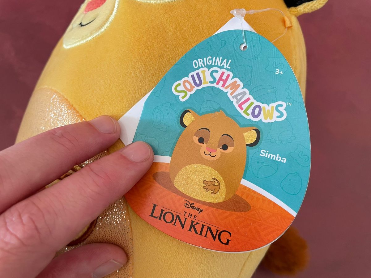 Squishmallows Disney Lion King Simba - een zachte knuffel - MamaScrapelle