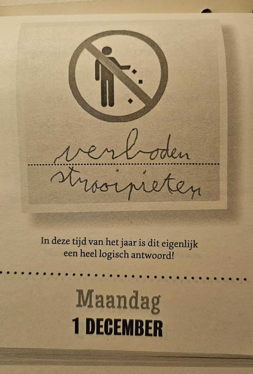 Meester Mark scheurkalender 2025 - een kalender vol foutjes - MamaScrapelle