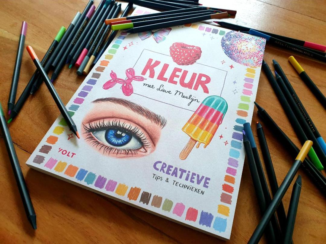 Kleur met Lieve Merlijn, een oefenboek vol handige tips - MamaScrapelle