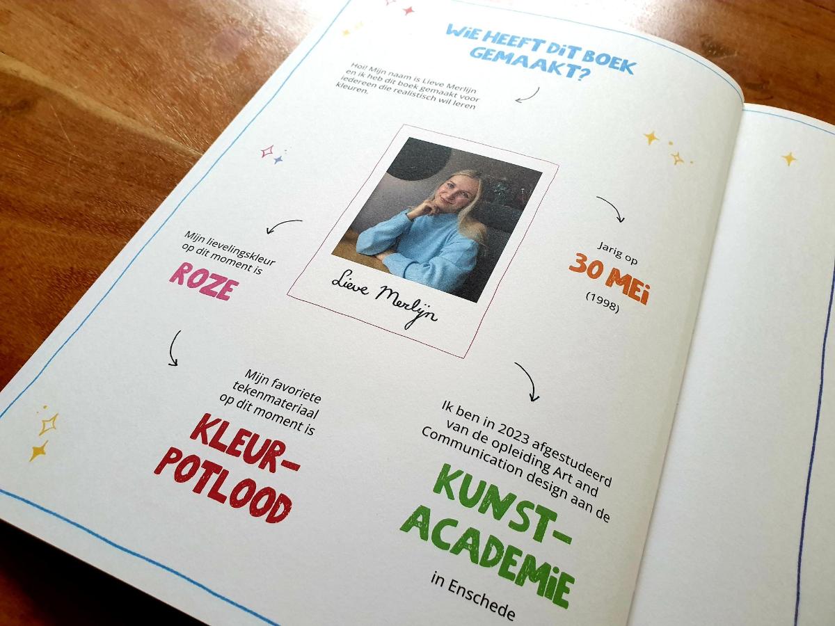 Kleur met Lieve Merlijn, een oefenboek vol handige tips - MamaScrapelle