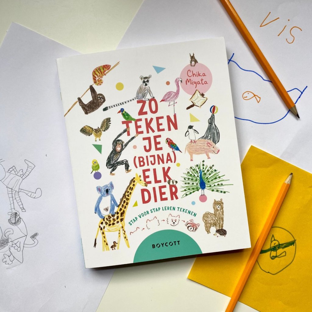 Zo teken je (bijna) elk dier review tekenboek @ MamaScrapelle