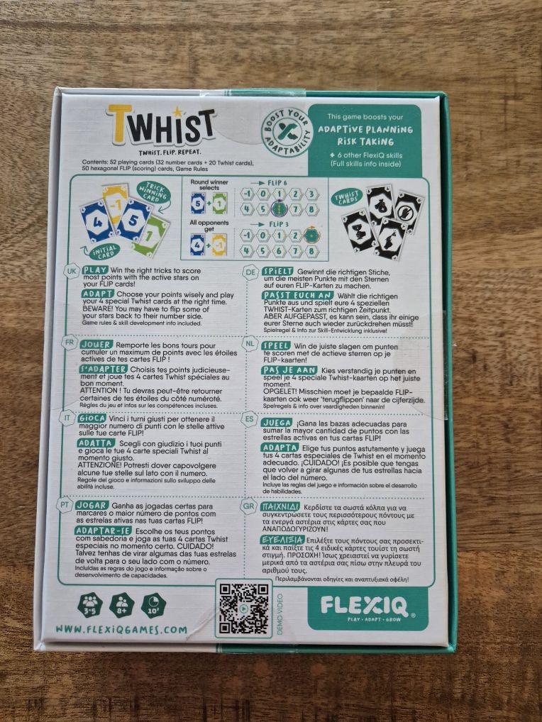 Twhist FlexiQ gezelschapsspel: Strategie en Plezier